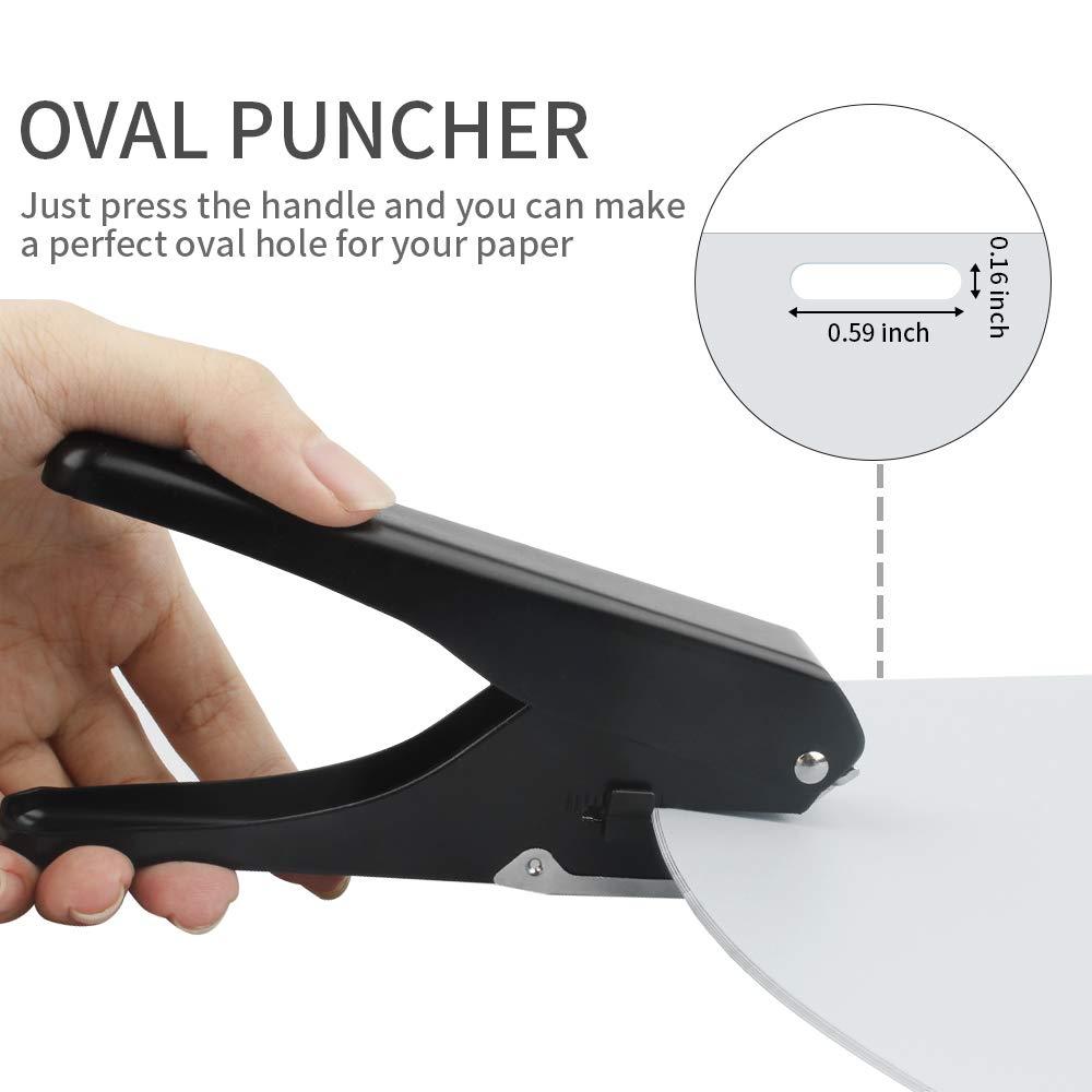 MyLifeUNIT Slot Puncher Badge Hole Punch for Id Card PVC Slot and Paper ...