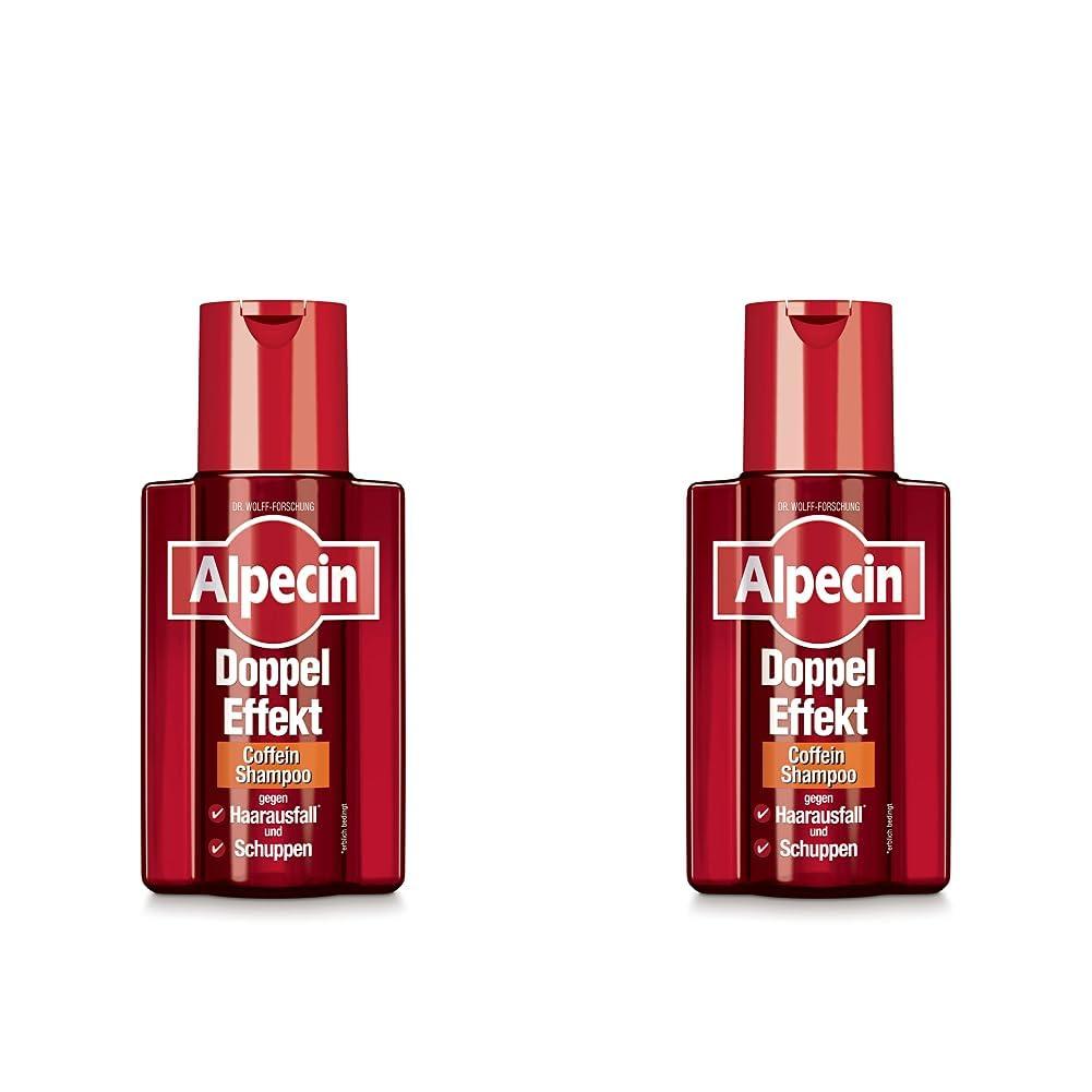 Alpecin Double Effect Caffeine Shampoo 200ml (Pack of 2) - Boost Hair ...