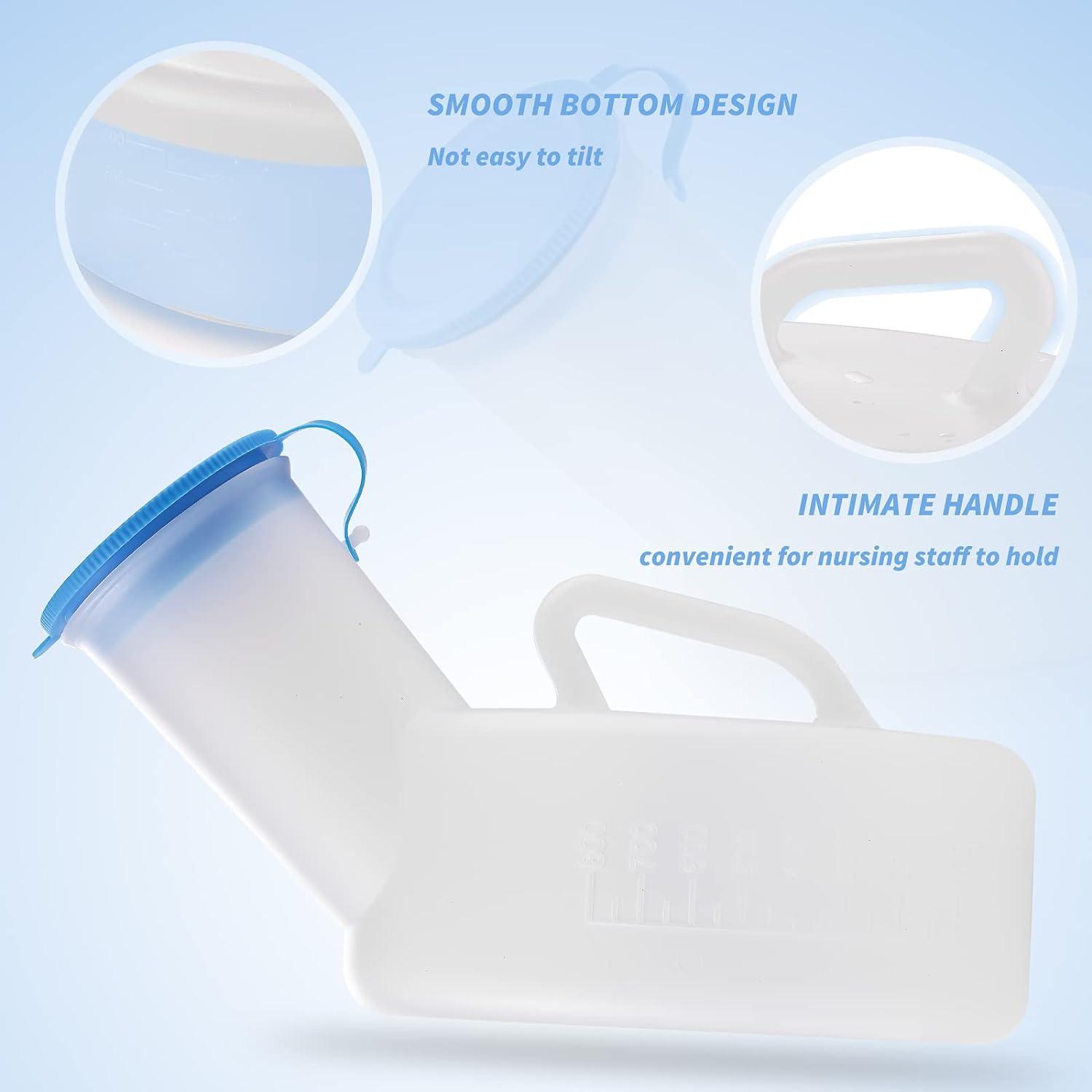 AWOKEN Women's Reusable Urinals (2Pack), 32oz Wide Base, Spill-Proof ...