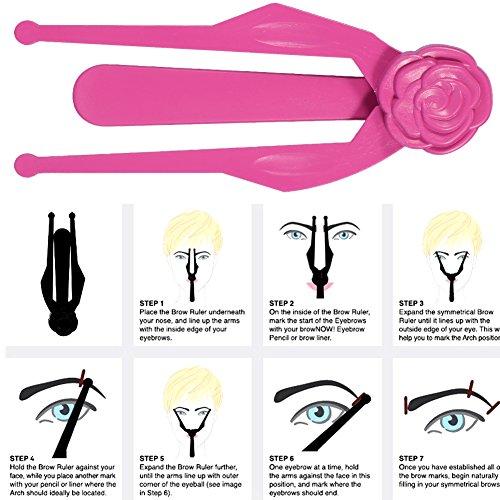 Eyebrow Measuring Tool - Brow Buddy Ruler for Symmetrical Permanent ...