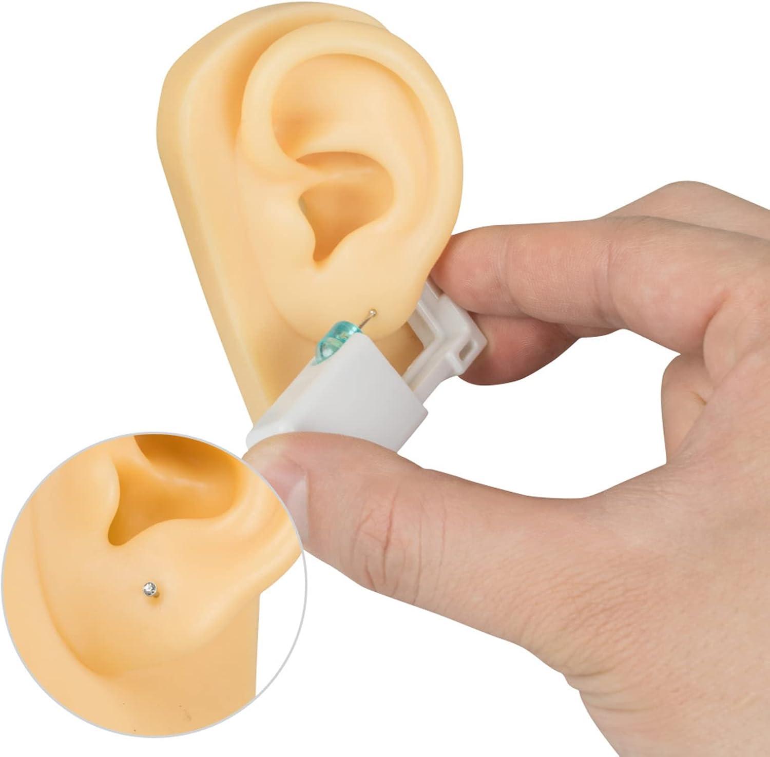 Buy 2 Pairs 3D Fake Ear Display - Reusable Silicone Ear Model for ...