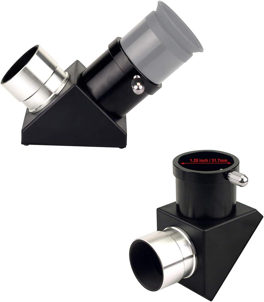 SVBONY 1.25 90 Degree Zenith Diagonal Mirror for RefractorCassegrain ...