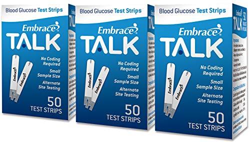 Embrace Blood Glucose Test Strips 150ct - Accurate Diabetes Monitoring ...