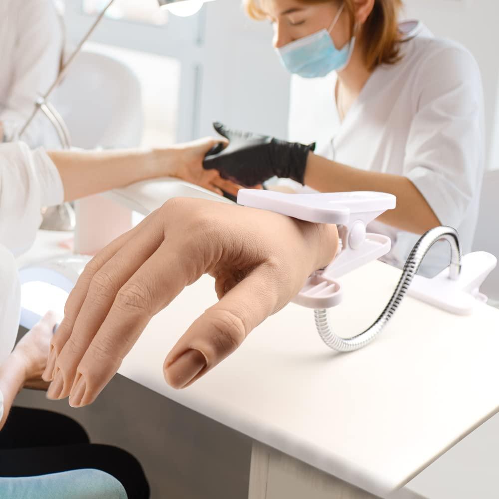 KnowU Practice Hand Holder | Flexible Arm Clip for Nail Practice Table ...