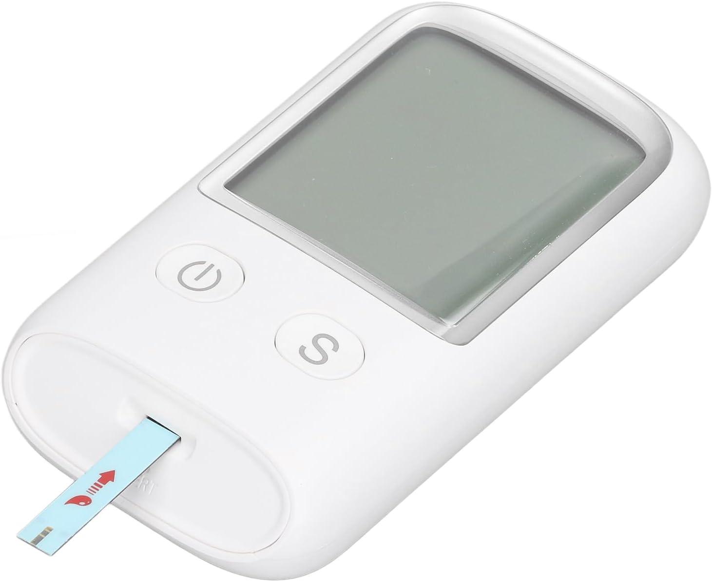 Blood Glucose Monitor Kit - Auto Coding, LCD Display, 25 Lancets, 25 ...