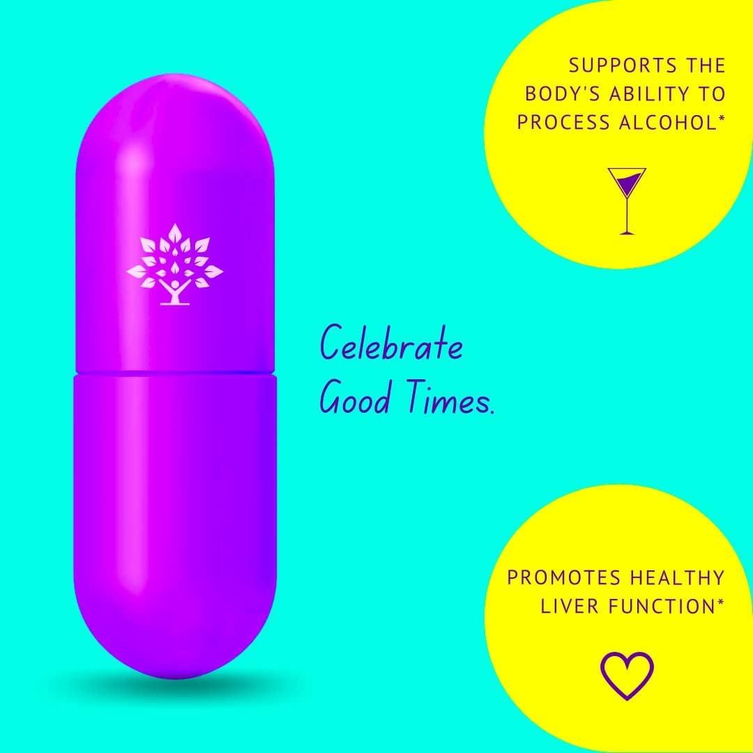 Purple Tree Celebration Recovery Pills - DHM, Milk Thistle ...