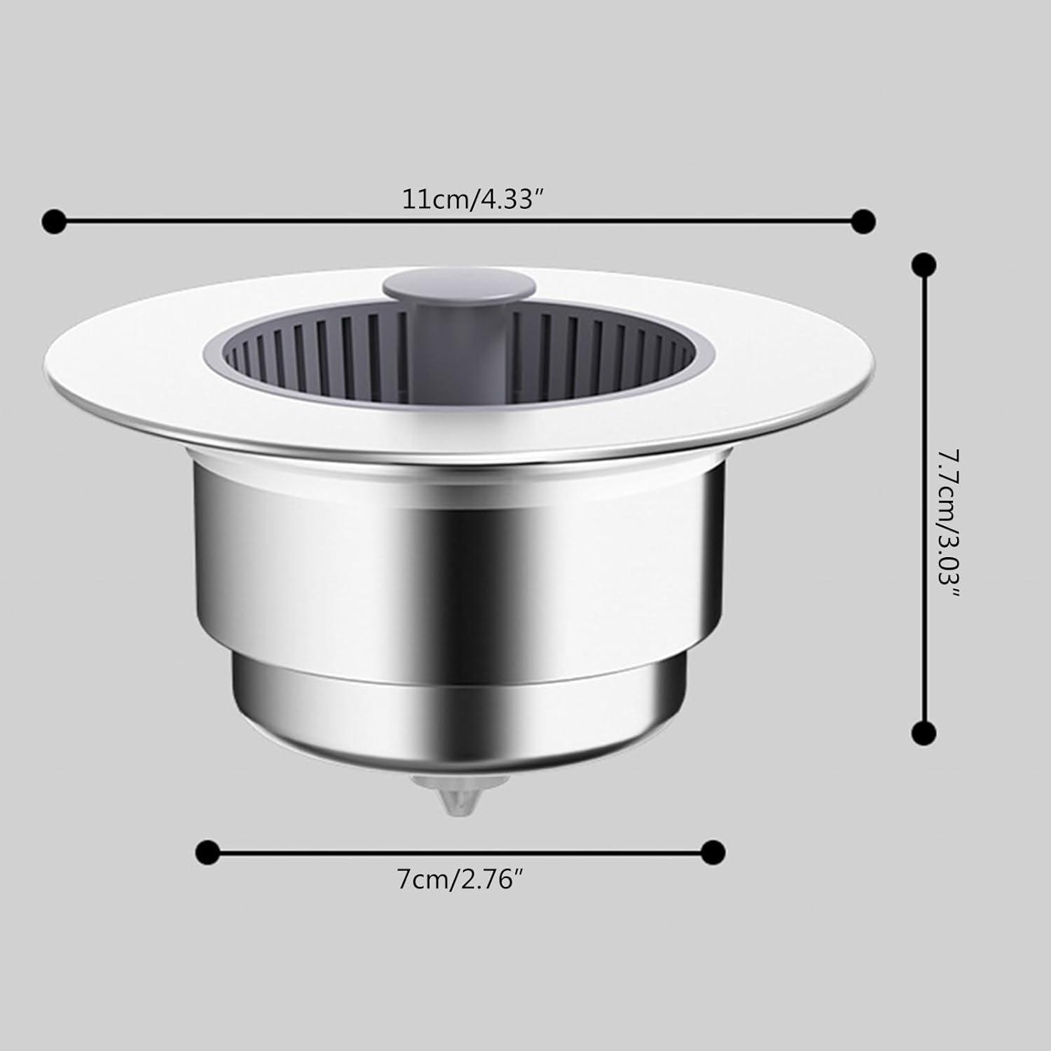 Upgraded Sink Filter Bathroom Shower Hair Filter Catch Drain Cover ...