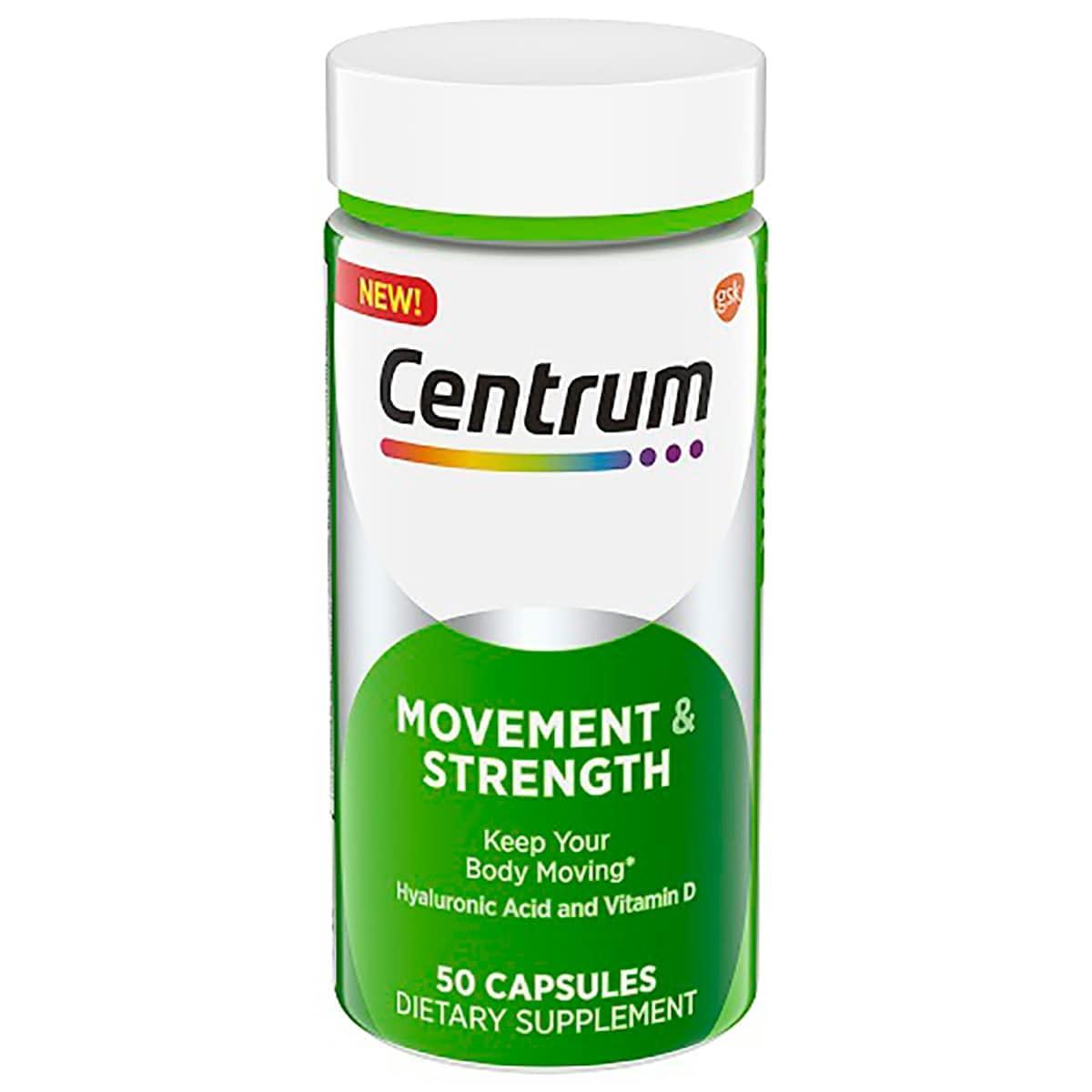 Centrum Movement & Strength Capsule - Boost Energy & Support Mobility ...