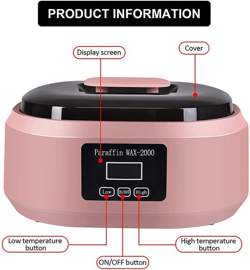 Paraffin Bath for Hands and Feet 200W Paraffin Wax Heater 3.4L Capacity ...