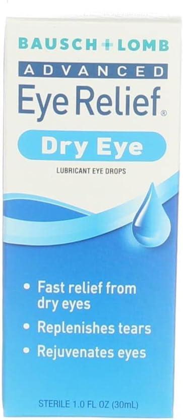 Bausch & Lomb Advanced Eye Relief Dry Eye Lubricant Eye Drops 1oz ...