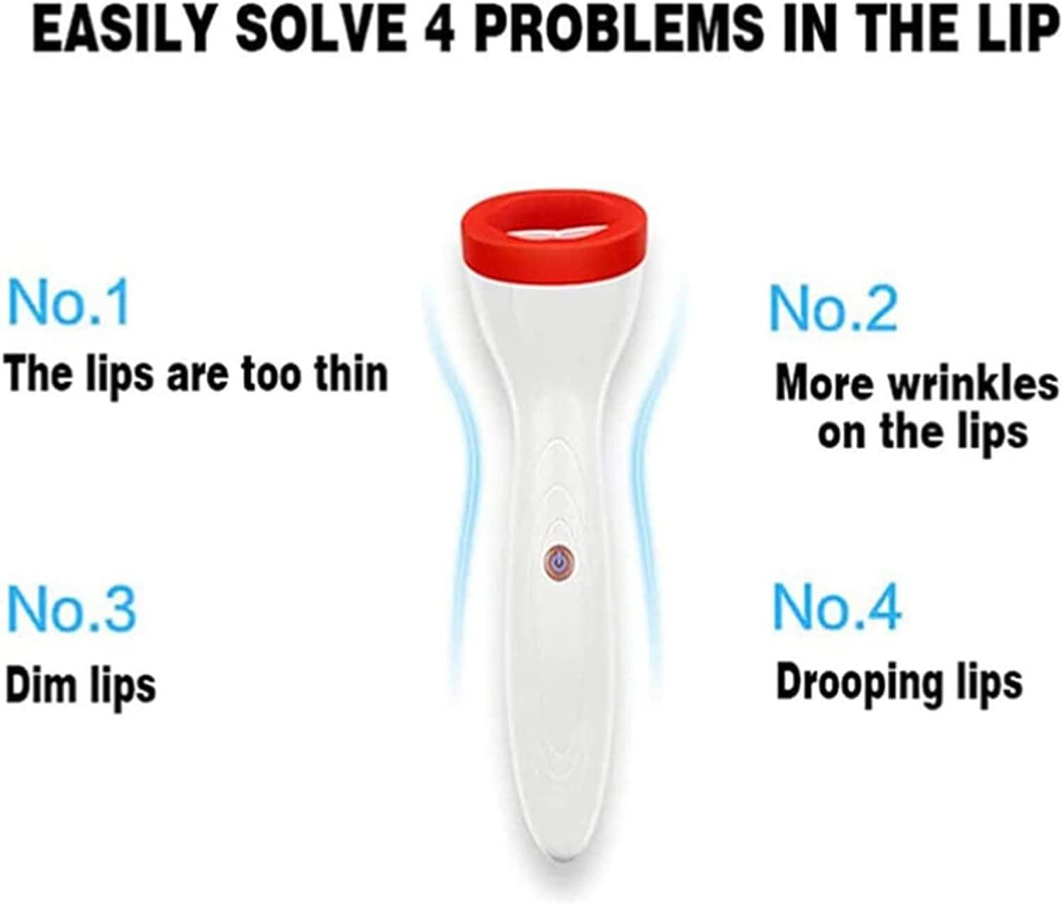 AMABEA Electric Lip Enhancer - Lip Plumper Beauty Tool in White | Buy ...