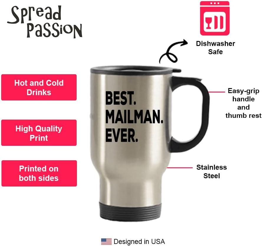 Best Mailman Ever Travel Mug - Ideal Mailman Gift for Retirement ...