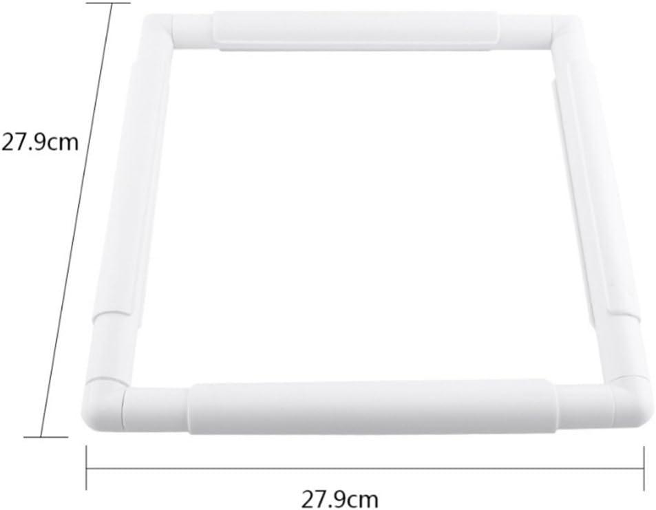 Square Embroidery Hoop 11x11 inches - Plastic Cross Stitch Frame for ...