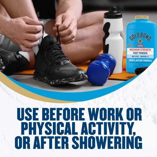 Gold Bond Medicated Foot Powder 4oz - Triple Action Relief | Buy Now ...