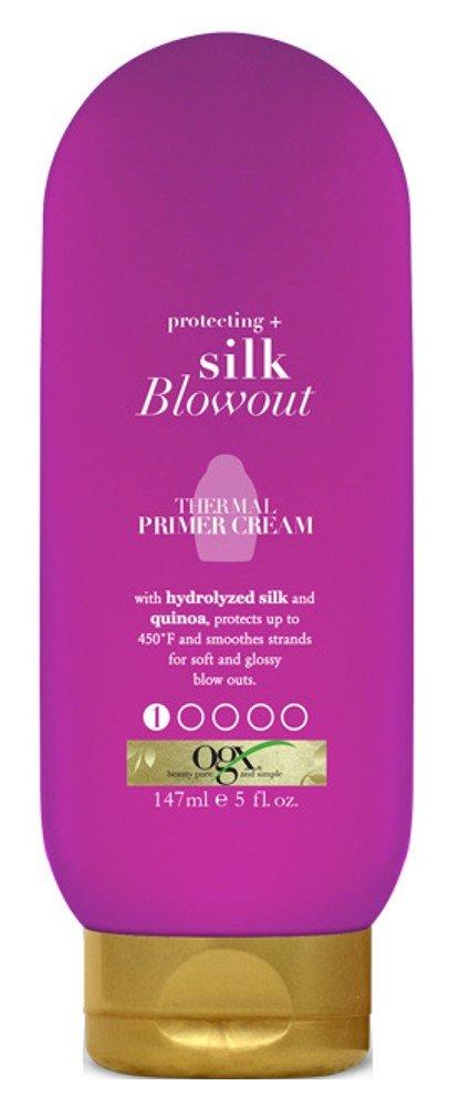 Ogx Silk Blowout Thermal Primer Cream 5oz (6 Pack) - Smooth & Protect ...