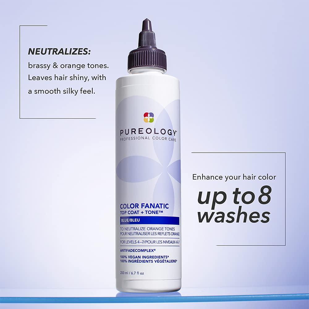 Pureology Color Fanatic Top Coat - Rose Floral Ginger & Cedarwood, 6.7 ...