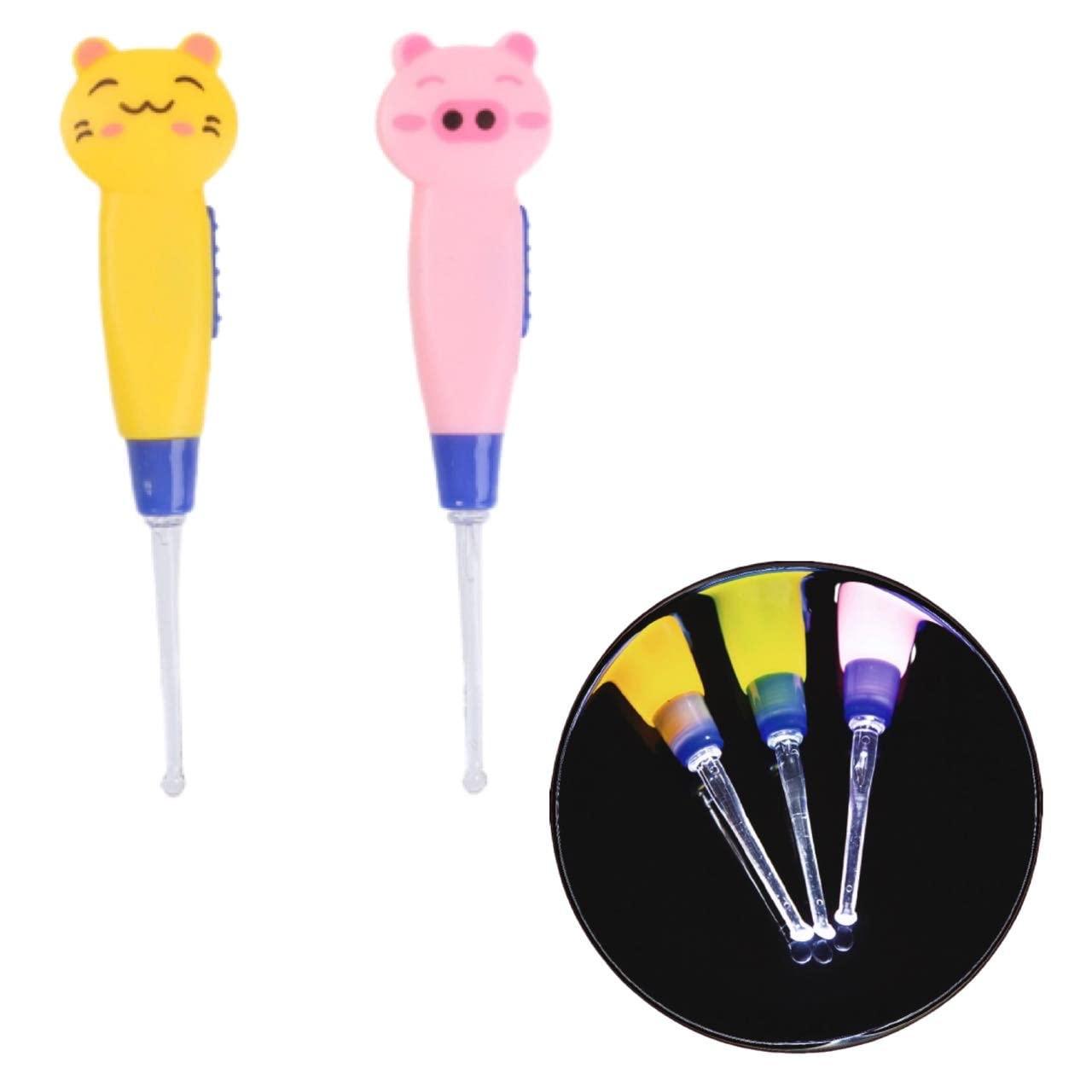 Cute LED Flashlight Earpick for Earwax Cleaning - Safe for Adults ...