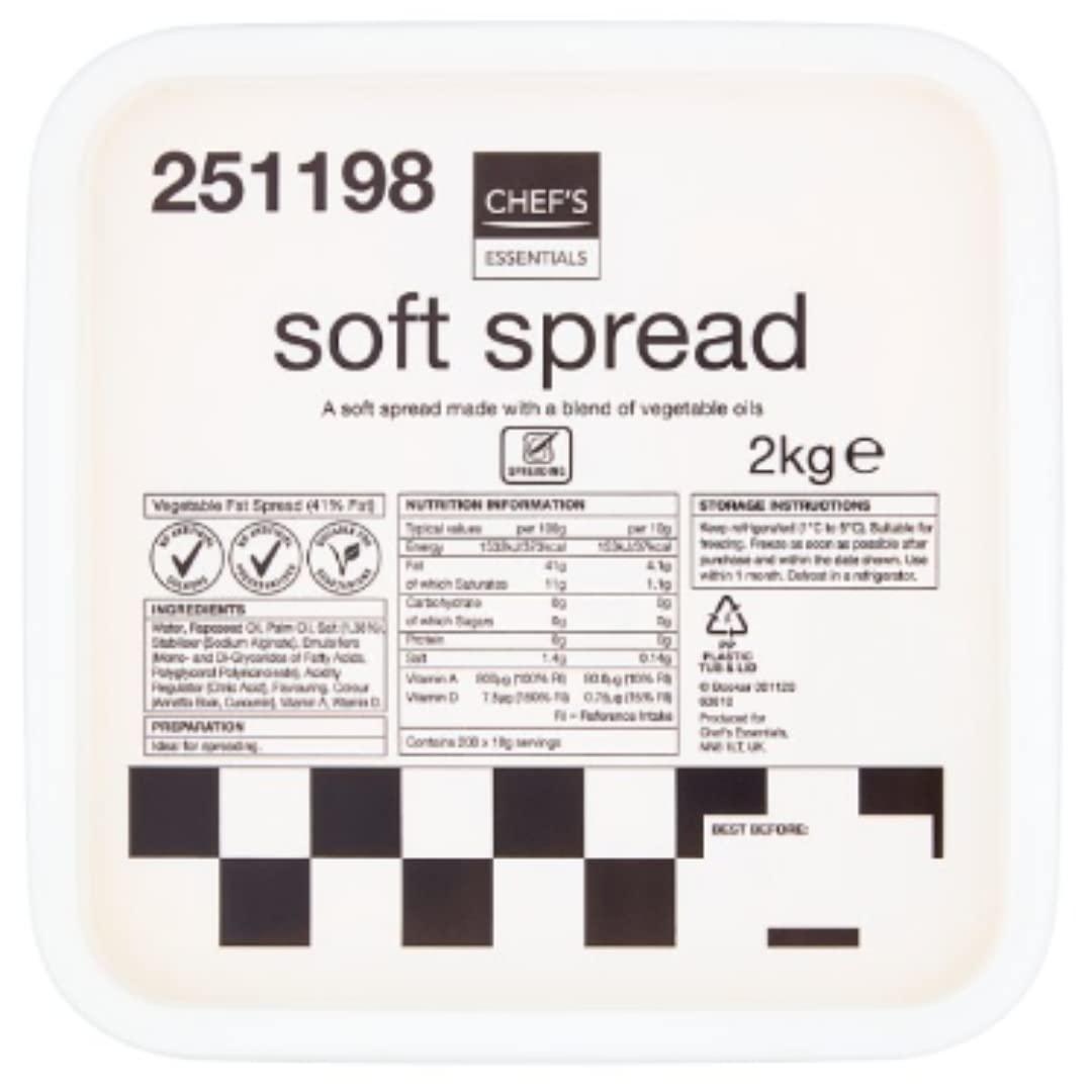Chef's Essentials Soft Spread 2kg x 6 Soft Spread 6 | Buy Now with ...