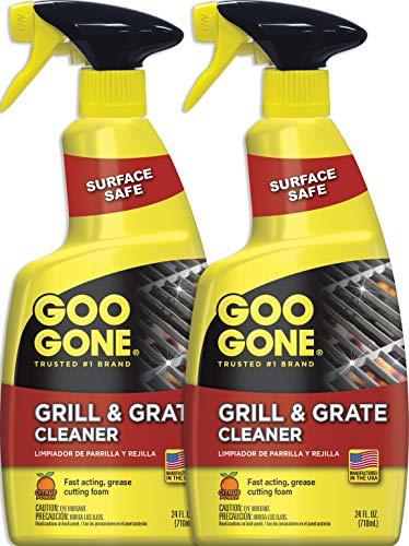 Goo Gone Grill and Grate Cleaner Spray (2 Pack) - 24oz - Ideal for BBQ ...