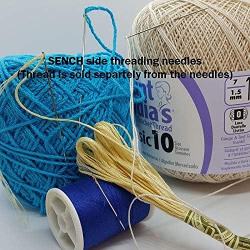SENCH Side Threading Needles - Pack of 1 | Easy-to-Use Sench Needles ...