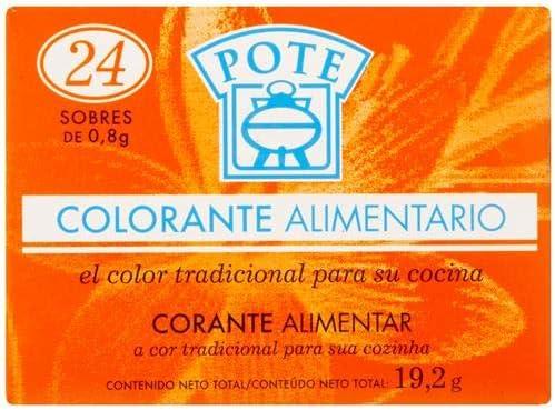 POTE- Food Coloring - The Traditional Color for Your Kitchen- Box 24 ...