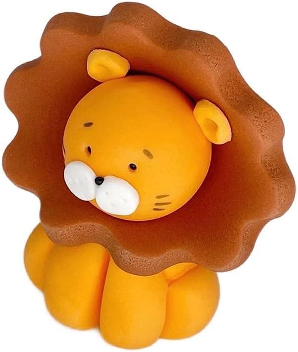 Lion Cake Topper - Edible Fondant Safari Jungle Cupcake Birthday ...