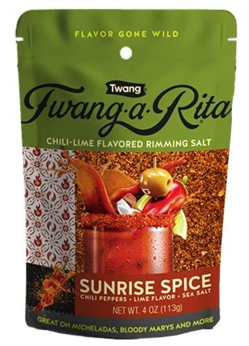 Twang-A-Rita Cocktail Rimming Salt Blend Savory Variety - 4oz Pouch Set ...