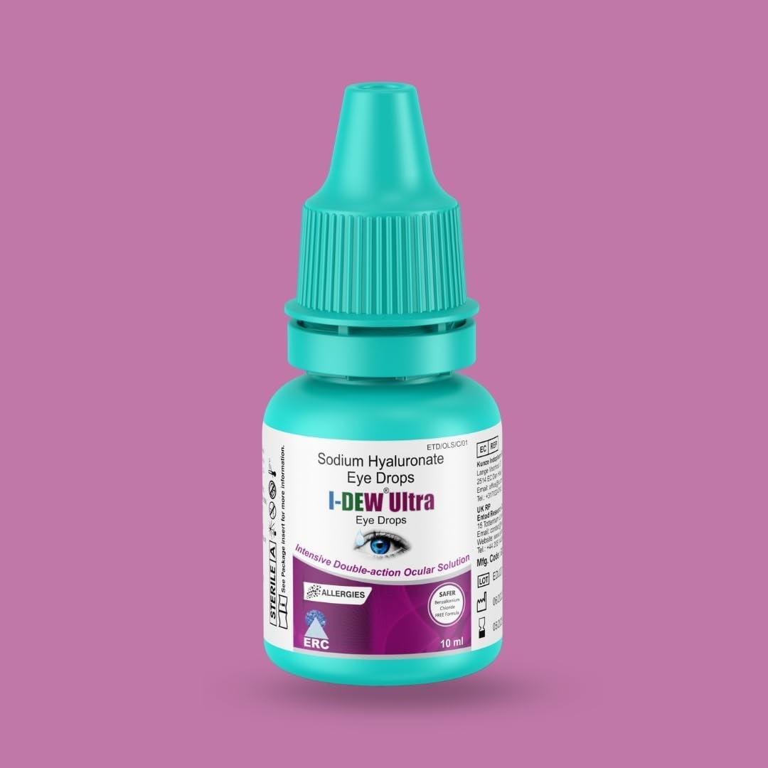 I-Dew Ultra Allergy Eye Drops | Preservative-Free for Dry Eyes ...