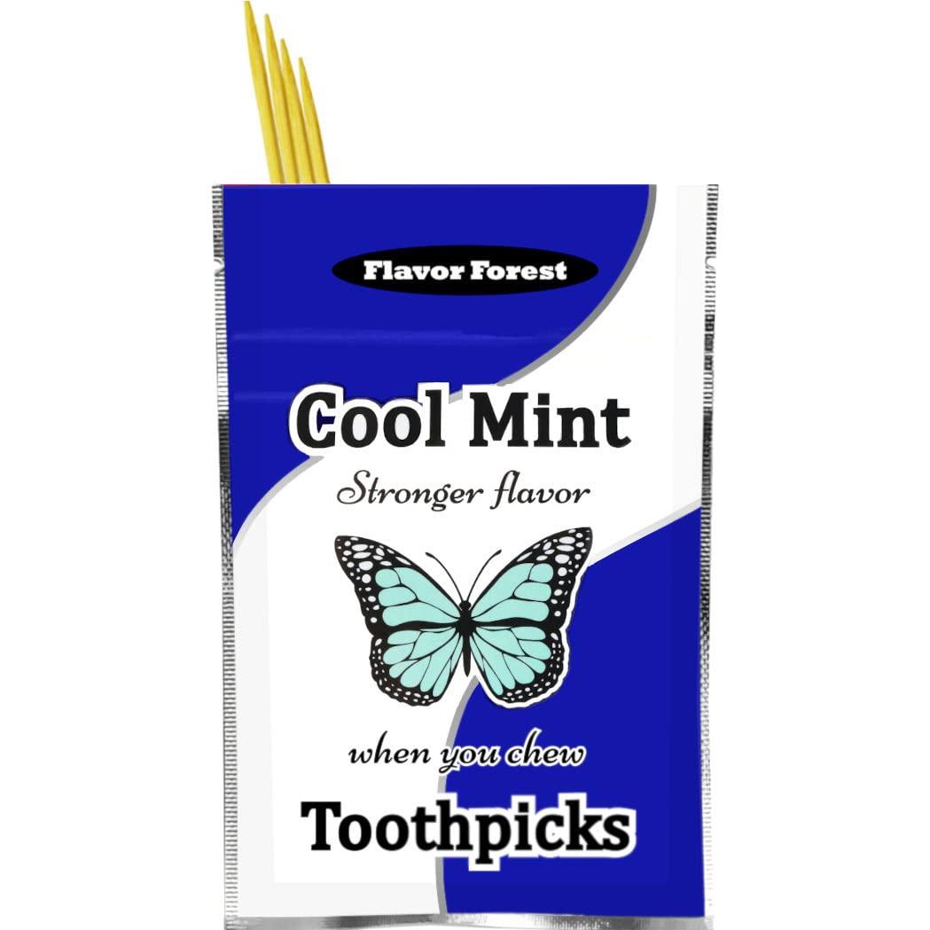 Natural Mint Toothpicks - 100ct | Freshen Breath and Clean Teeth | Buy ...