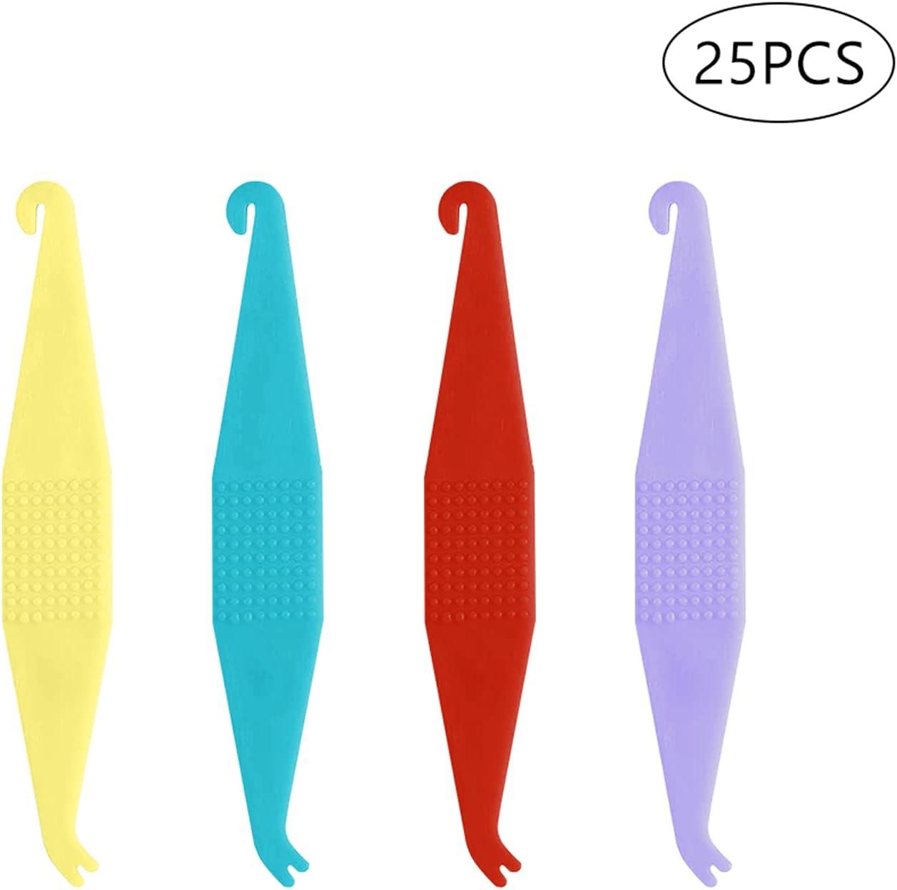 25 Pack Orthodontic Elastic Tools - Plastic Braces Placemakers Rubber ...