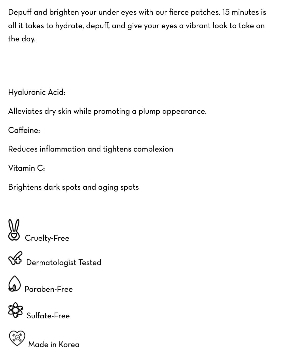 The Creme Shop How Do Eye Look - Depuffing & Brightening Under Eye ...