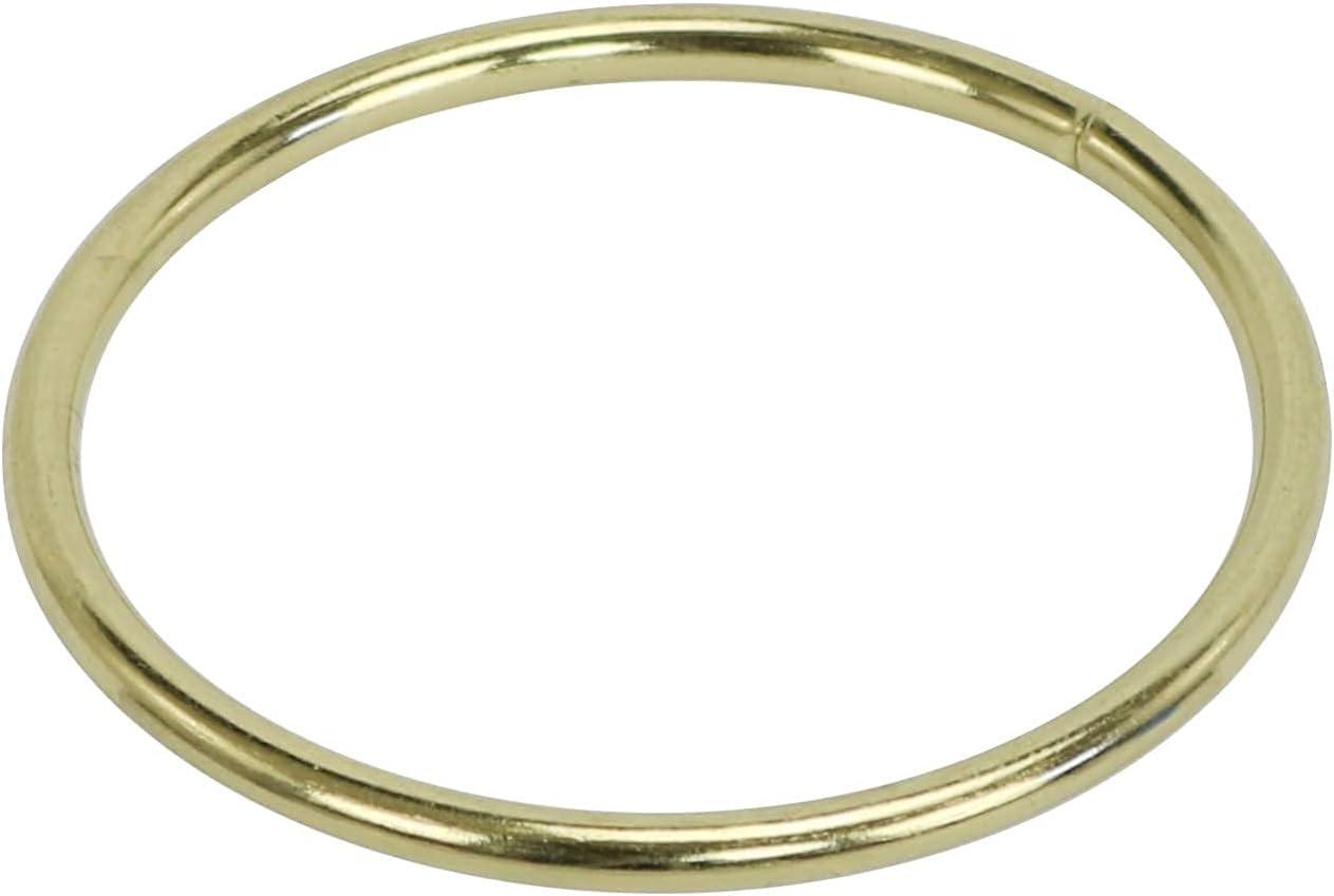 Iconikal Metal Macrame Rings 2-Inch Diameter Gold Tone 30-Pack | Buy ...