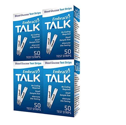 Omnis Health Embrace Blood Glucose Test Strips 200ct - Accurate ...