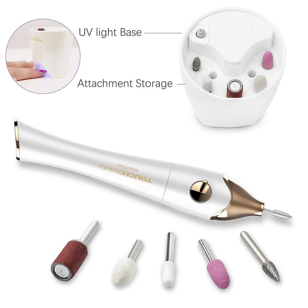 TOUCHBeauty Electric Nail File 5in1 Professional Manicure Pedicure Kit ...
