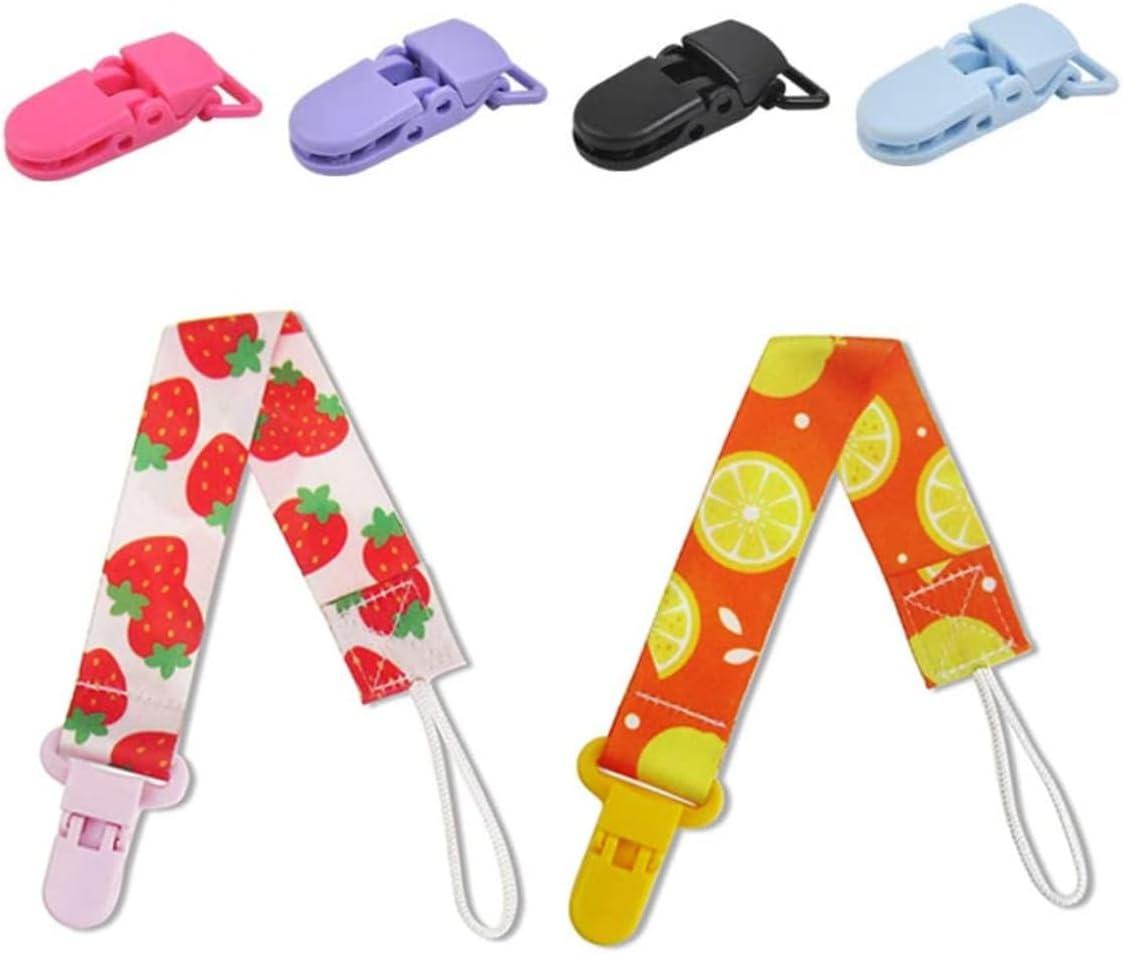 Buy 50PCS Baby Dummy Pacifier Clips - Plastic Hose Crock Cut Angle ...