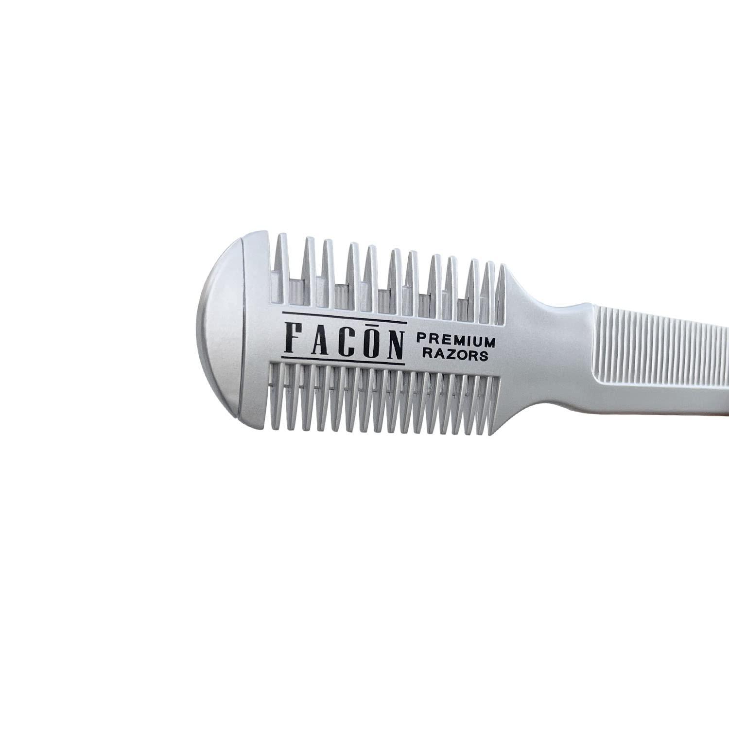 Facn Professional Hair Razor Comb with 10 Replacement Blades | Cutting ...