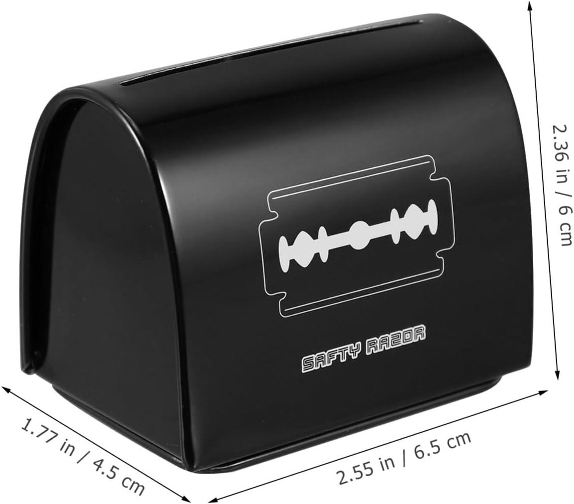 Packove 2-Piece Storage Box - Safety Razor Container for Sharp Objects ...