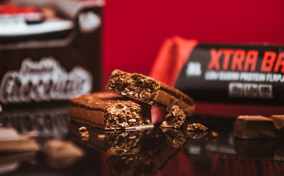 double chocolate flapjacks