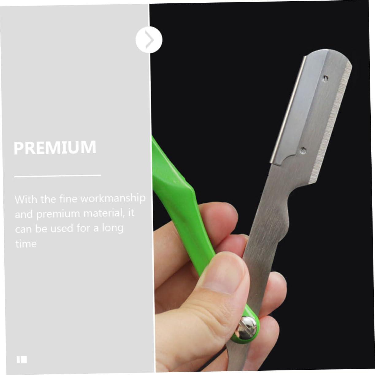 Angoily 5ST Manual Razor Blade Holder | Disposable Hairdresser Razor ...