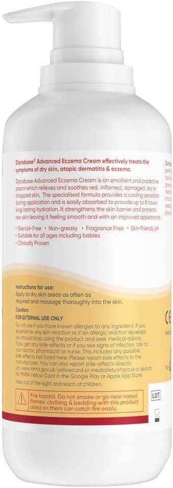 Diprobase Advanced New Formula for Eczema Prone Skin for Red Inflamed ...
