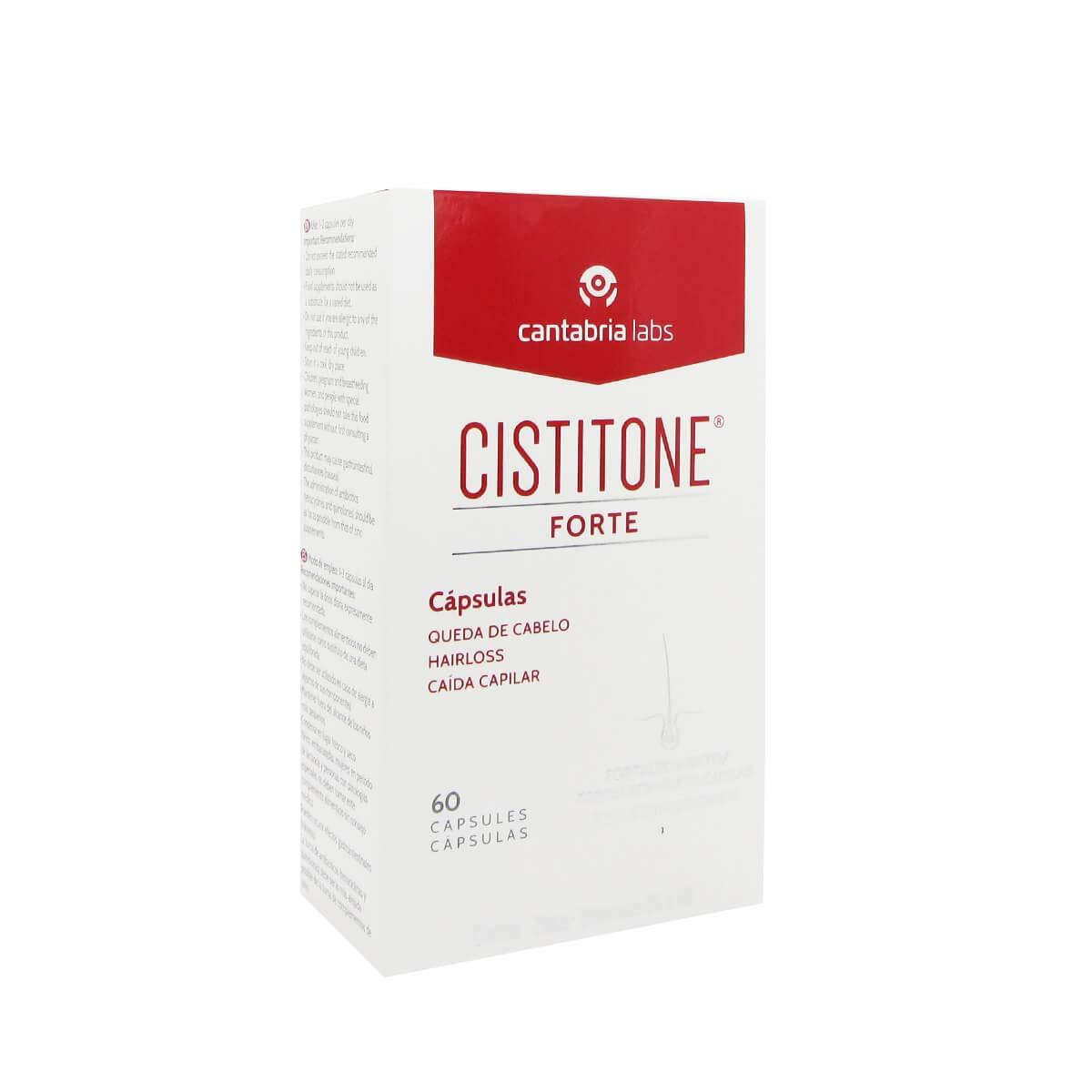 Cistitone Strong Hair & Nails 60 Capsules - Support for Healthy Hair ...