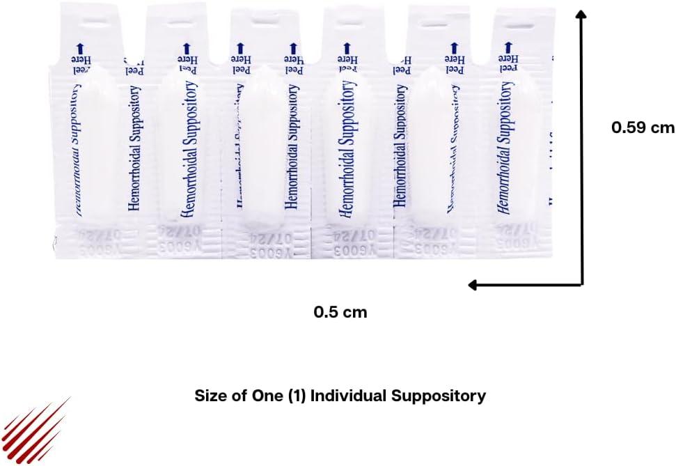 Fast-Acting Hemorrhoidal Suppositories - Hard Fat 88.7% - 12 ...