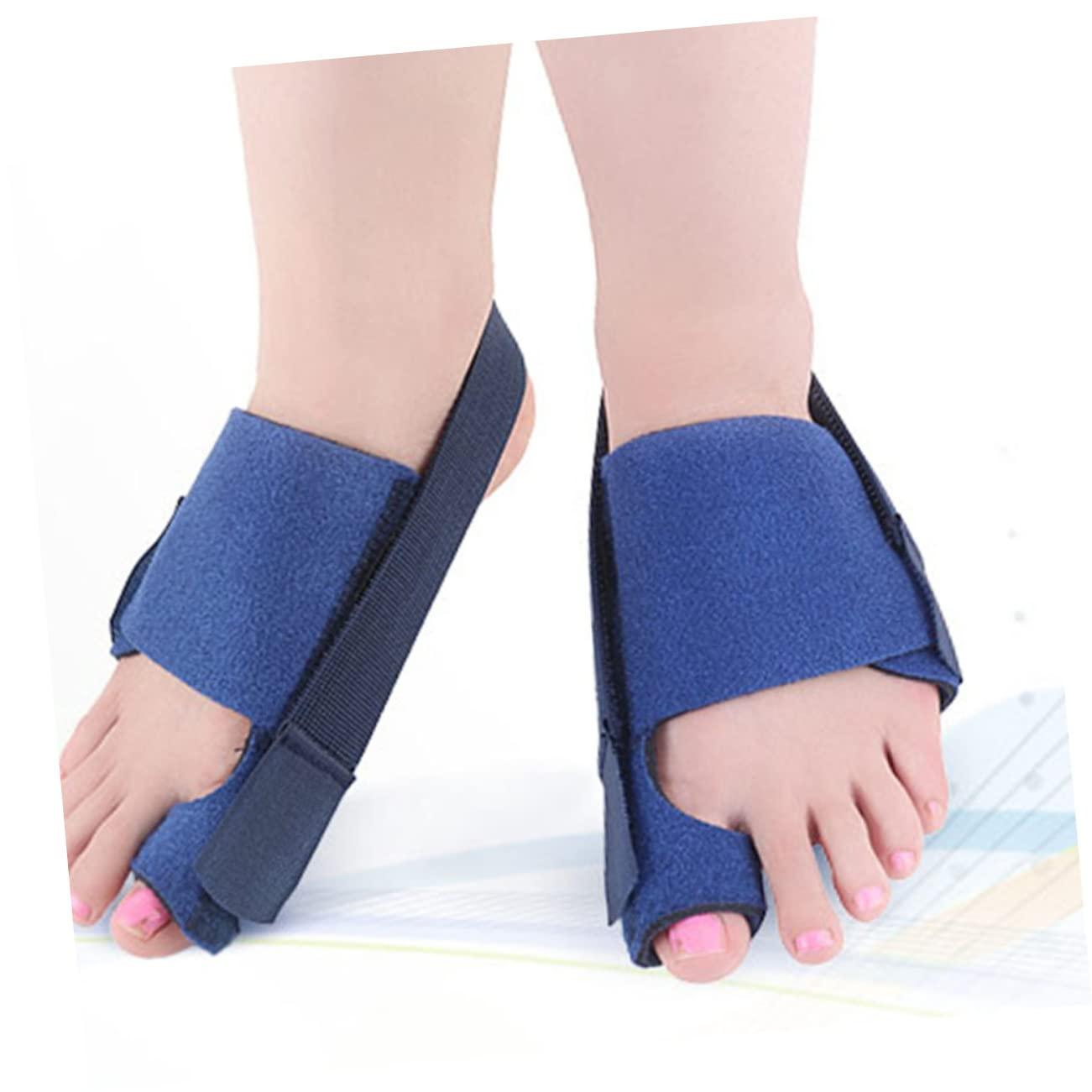 Hemoton Toe Brace Support Splint Compression Brace - Eversion Blue ...