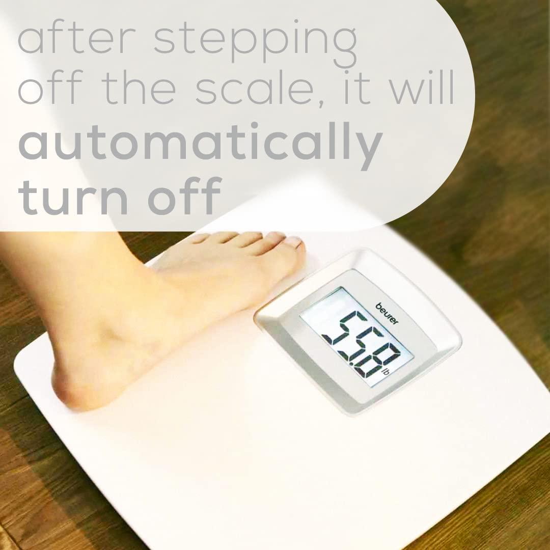 Beurer PS25 Digital Bathroom Scale for Body Weight 400lb Weight ...