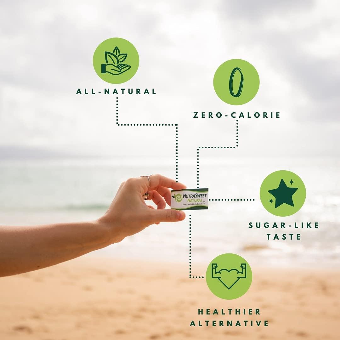NutraSweet Natural Zero Calorie Stevia Sweetener-Natural Sugar ...