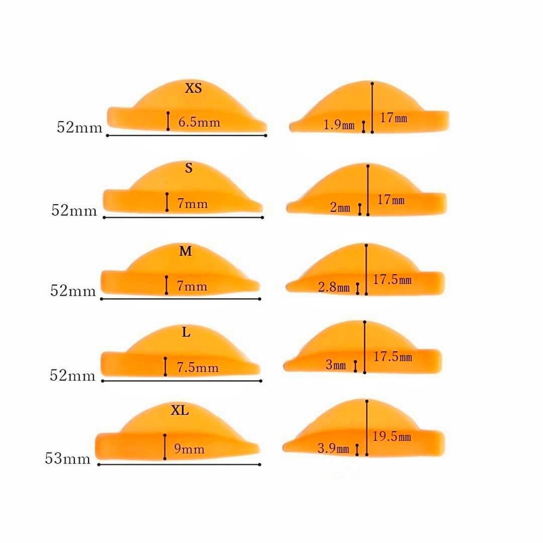 Flex C Lash Lift Pads - Glueless Eyelash Lifting Shields - 5 Sizes ...