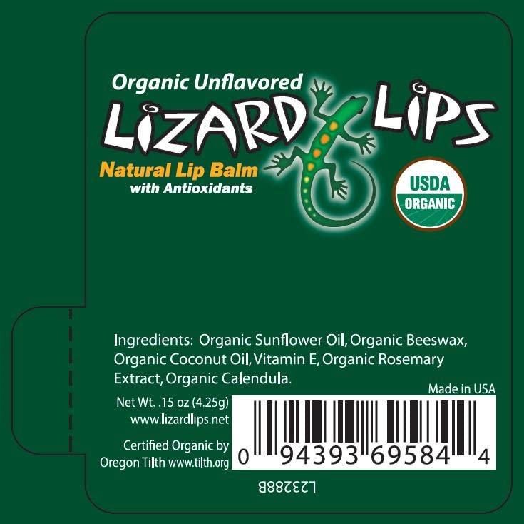 Lizard Lips USDA Certified Organic - 4 Flavor Variety Pack | Natural ...