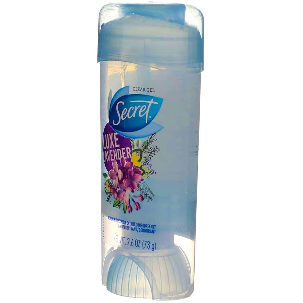 Secret Fresh Clear Gel Antiperspirant Deodorant Luxe Lavender 2.6 oz ...