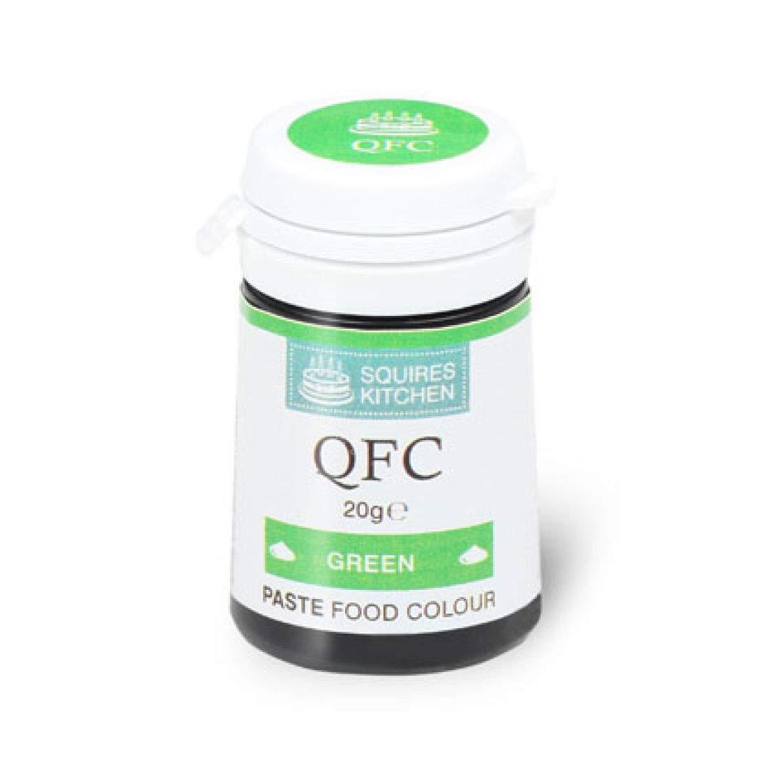 Squires Kitchen GREEN QFC Quality Food Cake Icing Paste Colour ...