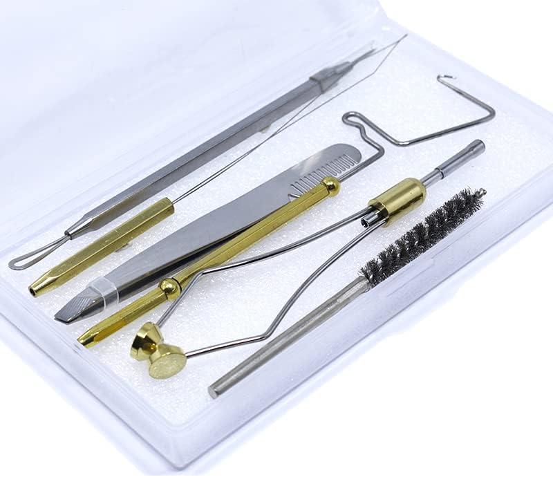 6PCS Fly Tying Tools Combo Set - Complete Fly Tying Kit & Materials